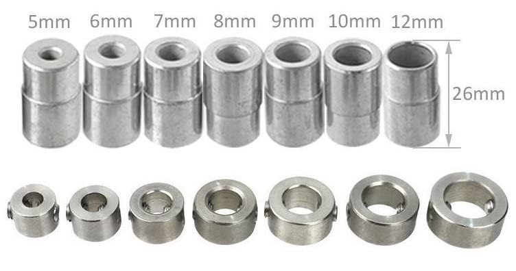 Straight Hole Drilling Positioner, 90 Degree Dowel Drill Press Guide Jig for 5/6/7/8/9/10/12mm Drill Bits, Vertical Hole Puncher Locator, Stainless Steel Bushing, Woodworking Tools (16PCS)