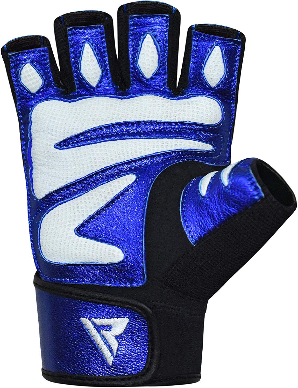 RDX Cow Hide Leather Weight Lifting Gym, Wrist Support Fitness Crossfit Exercise Bodybuilding Training Workout Sport, Gloves