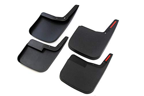 Red Hound Auto Premium Heavy Duty Molded 2015-2020 Compatible with Ford F-150 Mud Flaps Guards Splash Front Rear 4pc Set (with OEM Fender Flares/Trim)