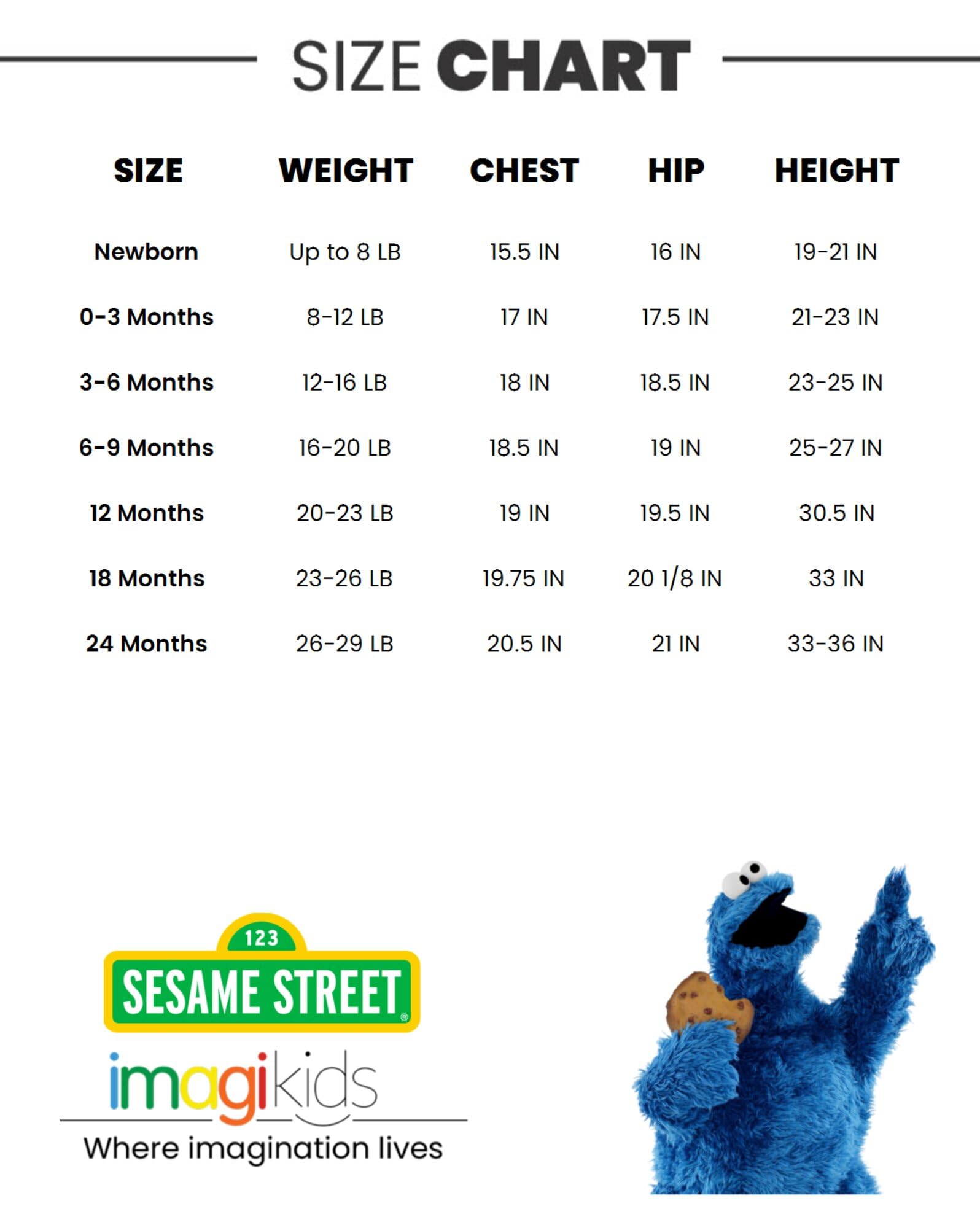 Sesame Street Cookie Monster Infant Baby Boys Romper and Hat Tie Dye Blue/Gray 3-6 Months