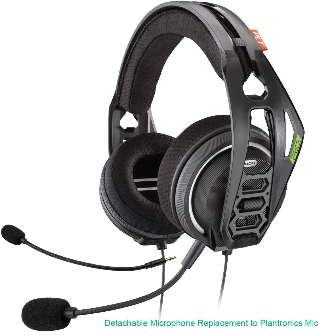 Smays Microphone Replacement for Rig 400 Gaming Headset, Turtle Beach, PS4 Headphone - 3.5mm Detachable Mic Attachment