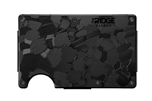 The Ridge Forged Carbon Fiber Money Clip Wallet Thinner Than Smartphone