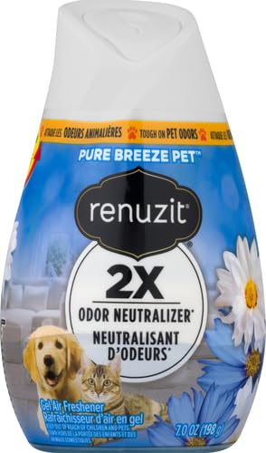 Renuzit Gel Air Freshener, Pure Breeze, 7.0 Ounce, 1 Count