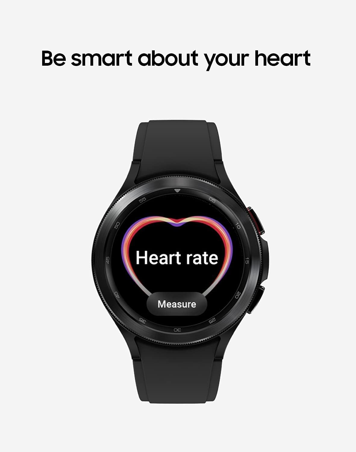 Samsung Electronics Galaxy Watch 4 44mm R870 Smartwatch GPS WiFi Bluetooth (International Model) (Black), (SM-R870)
