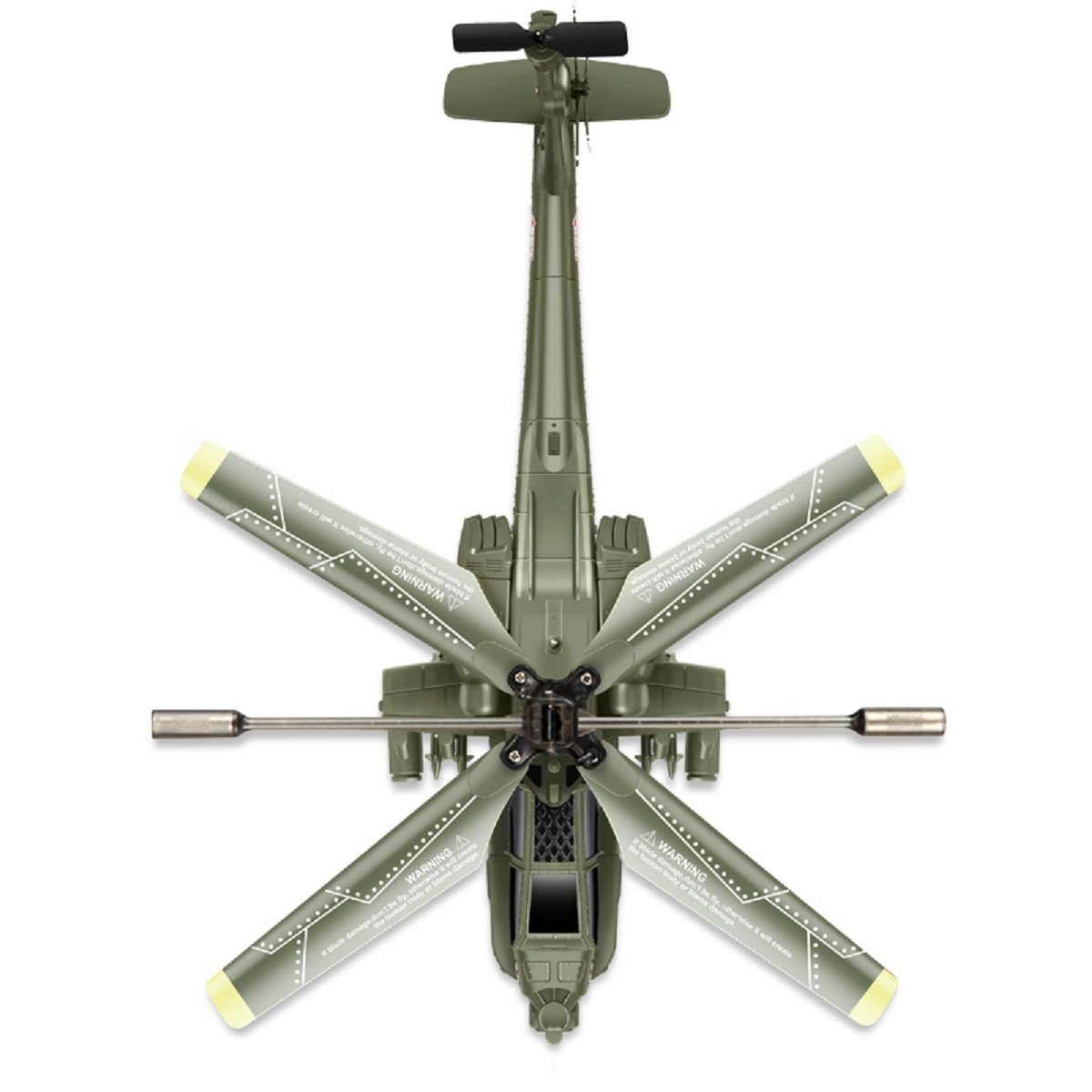 POCO DIVO Apache AH-64 Helicopter RC Flight Infrared 3CH AH64 S109 Gyro Military Aircraft Model S109G