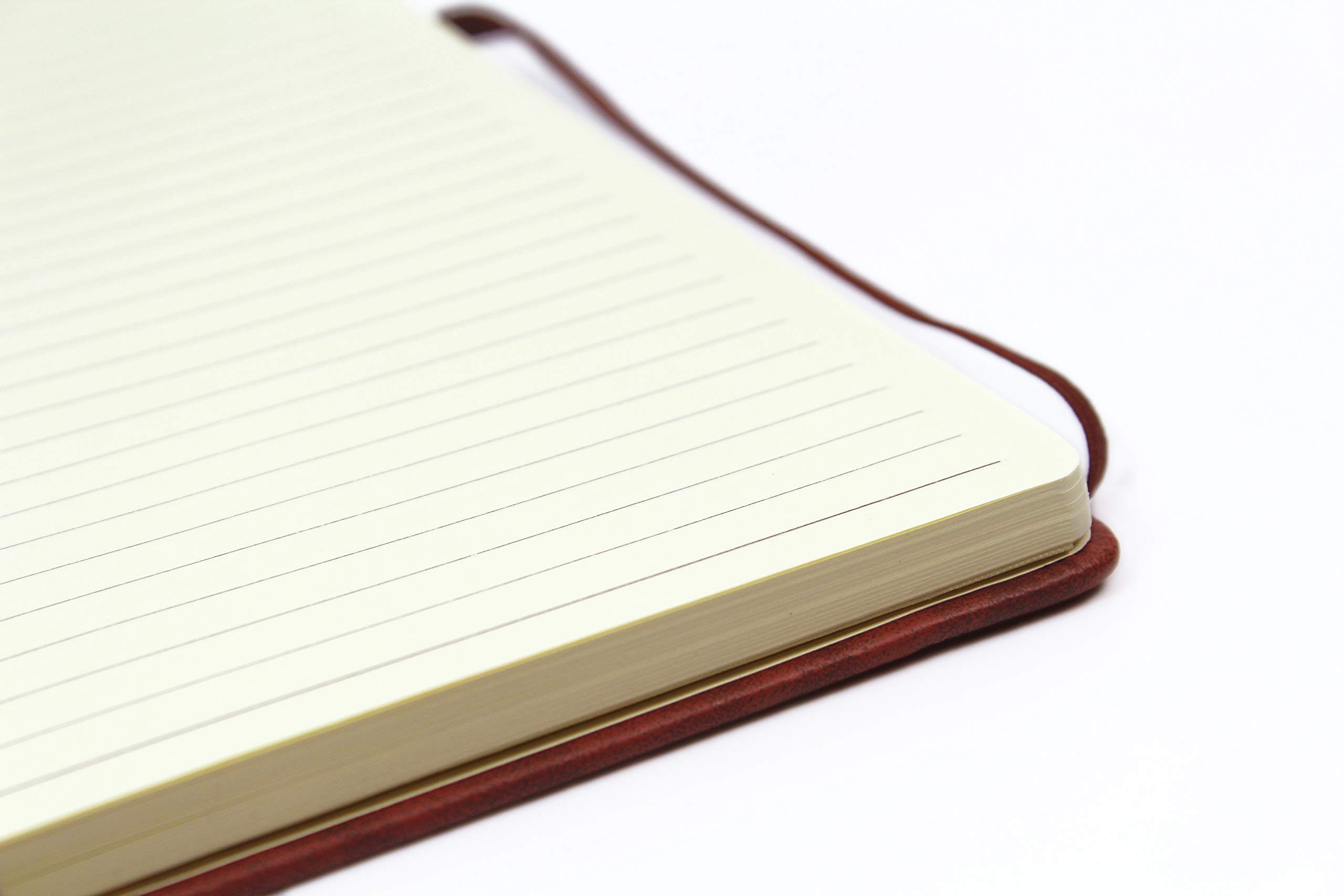 Silvine Executive Soft Feel Notebook Ruled with Marker Ribbon 160pp 90gsm A4 Tan Ref 198TN