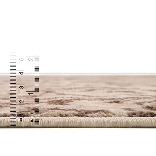 Rugs.com Nepal Collection Rug – 6 Ft Runner Chocolate Brown Medium Rug Perfect for Hallways, Entryways