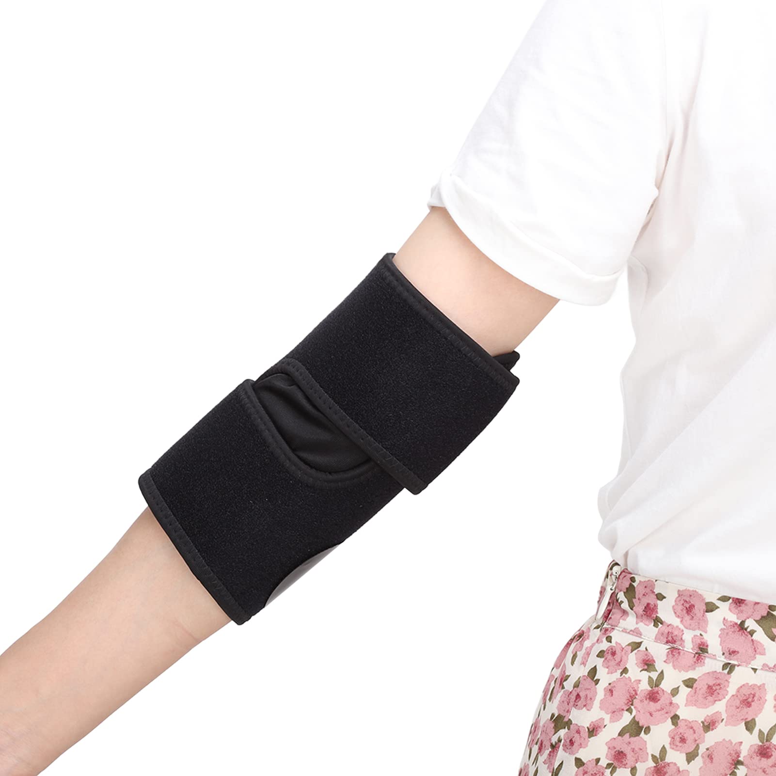 ZJchao Elbow Pads, Adjustable Compression Soft Protection Sports Elbow Pads Compression Arm Sleeve Wrap Elbow Support Brace Elbows Support Cushion for All Seasons Sports Injury Recovery
