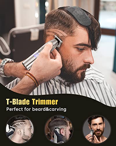 Romanda Clippers and Trimmers Set, Hair Clippers for Men Cordless,Mens Clippers and Grooming Set,Barber Clippers Set
