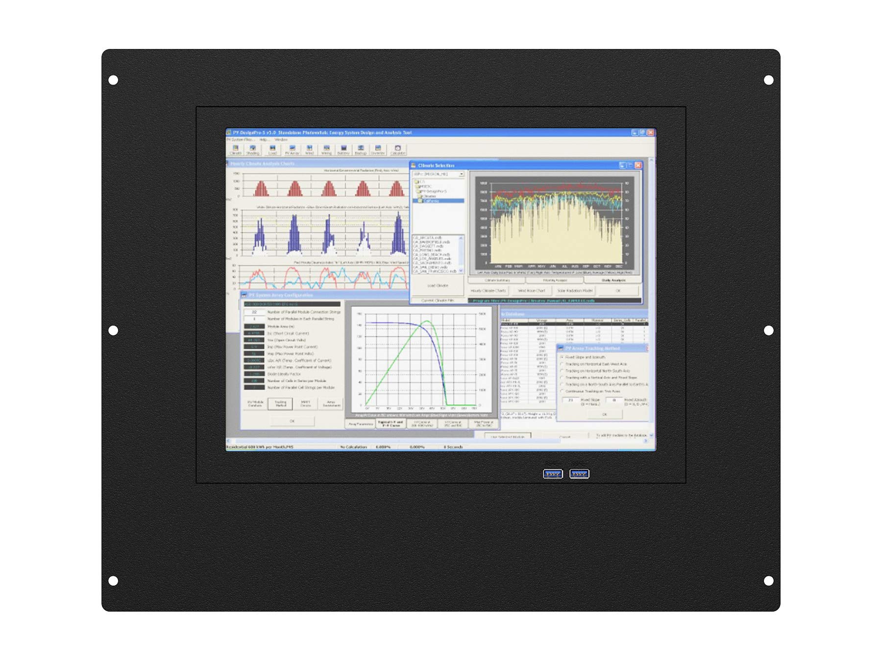 UPtyma 15.0" Rackmount Monitor - 1024x768 LCD Rack Mounted Monitor