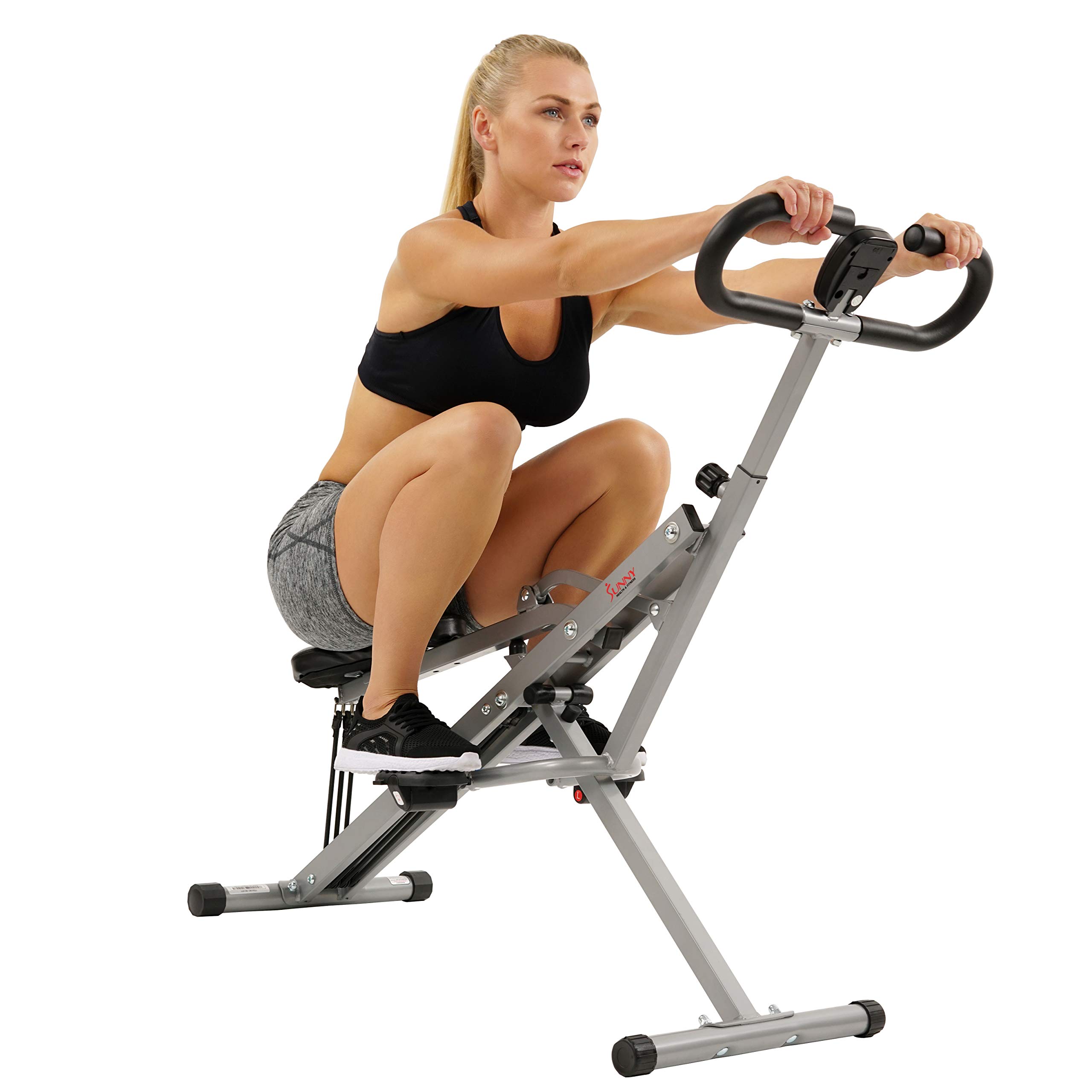 Sunny Health & Fitness Upright Row-N-Ride Rowing Machine