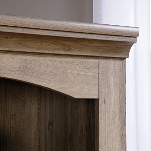 Sauder Harbor View Library with Doors, Salt Oak finish