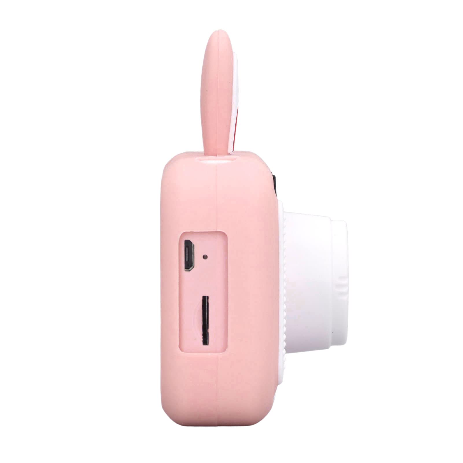 Video Camera Toy, 2.0 Inch Color Display Children Camera Rich Effects Auto with 32G Memory Card for Birthday (Pink)