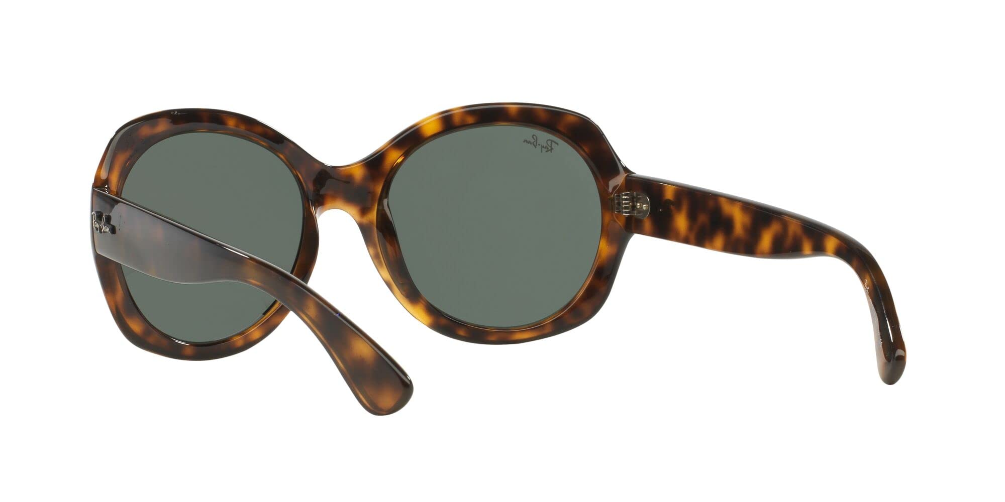 Ray-Ban Women's RB4191 Round Sunglasses, Light Havana, 57mm