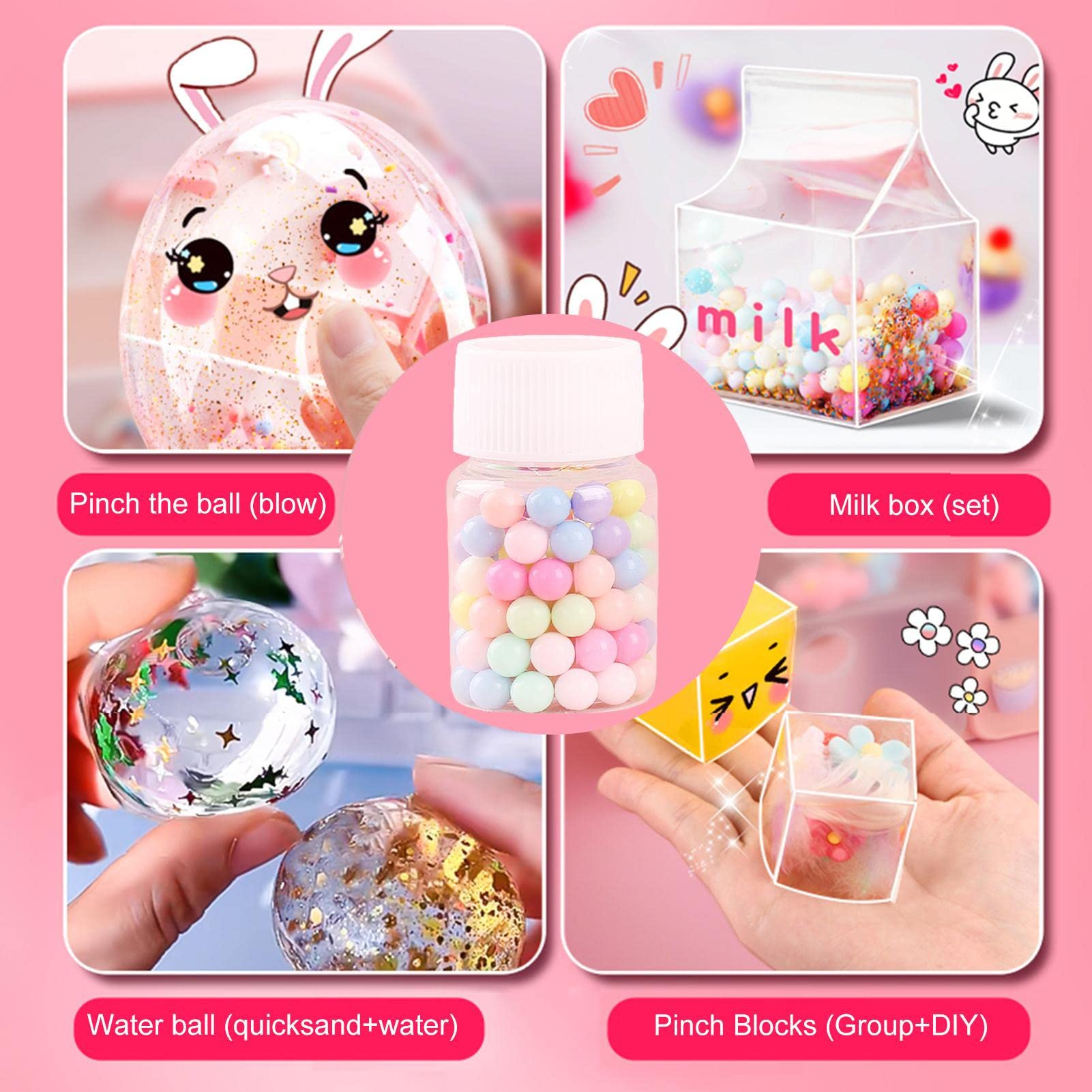 Shakven Nano Tape Bubbles | Double Sided Tape Magic Bubbles,Nano Tape Elastic Bubble Craft Kit for Girls, Boys, Kids, Adults