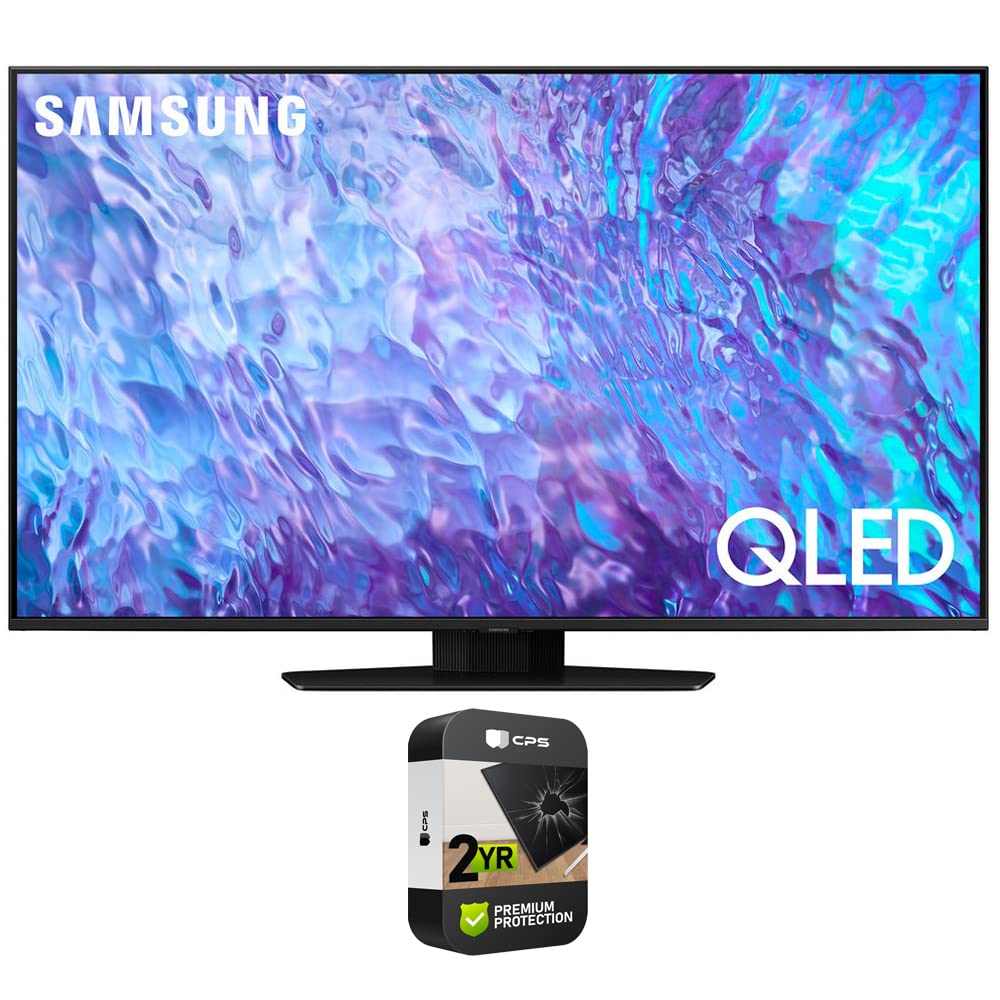 SAMSUNG QN65Q80CAFXZA 65 Inch QLED 4K Smart TV 2023 (Renewed) Bundle with 2 YR CPS Enhanced Protection Pack