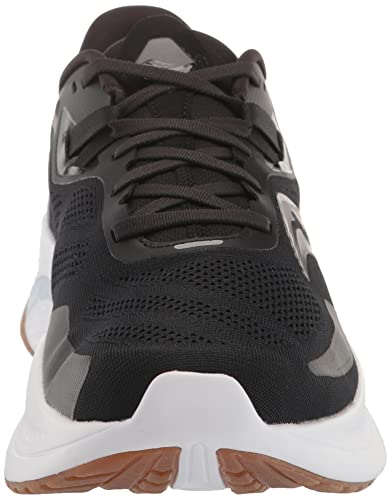 Saucony Men's Guide 15 Running Shoe, Black/Gum, 7.5