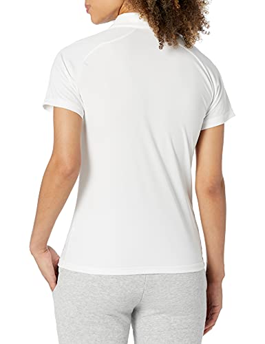 PUMA womens Liga Sideline Polo, White-black, X-Small US