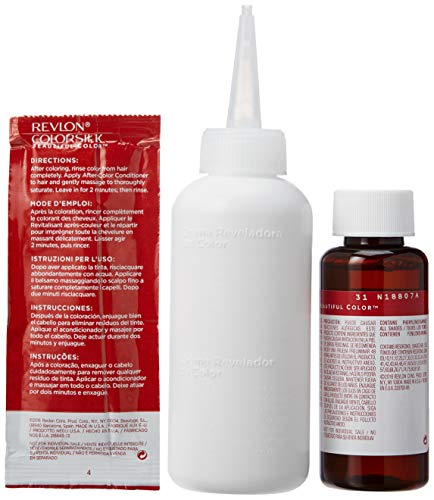 Revlon ColorSilk Haircolor, Dark Auburn, 4.40 Total Ounces (Pack of 3)