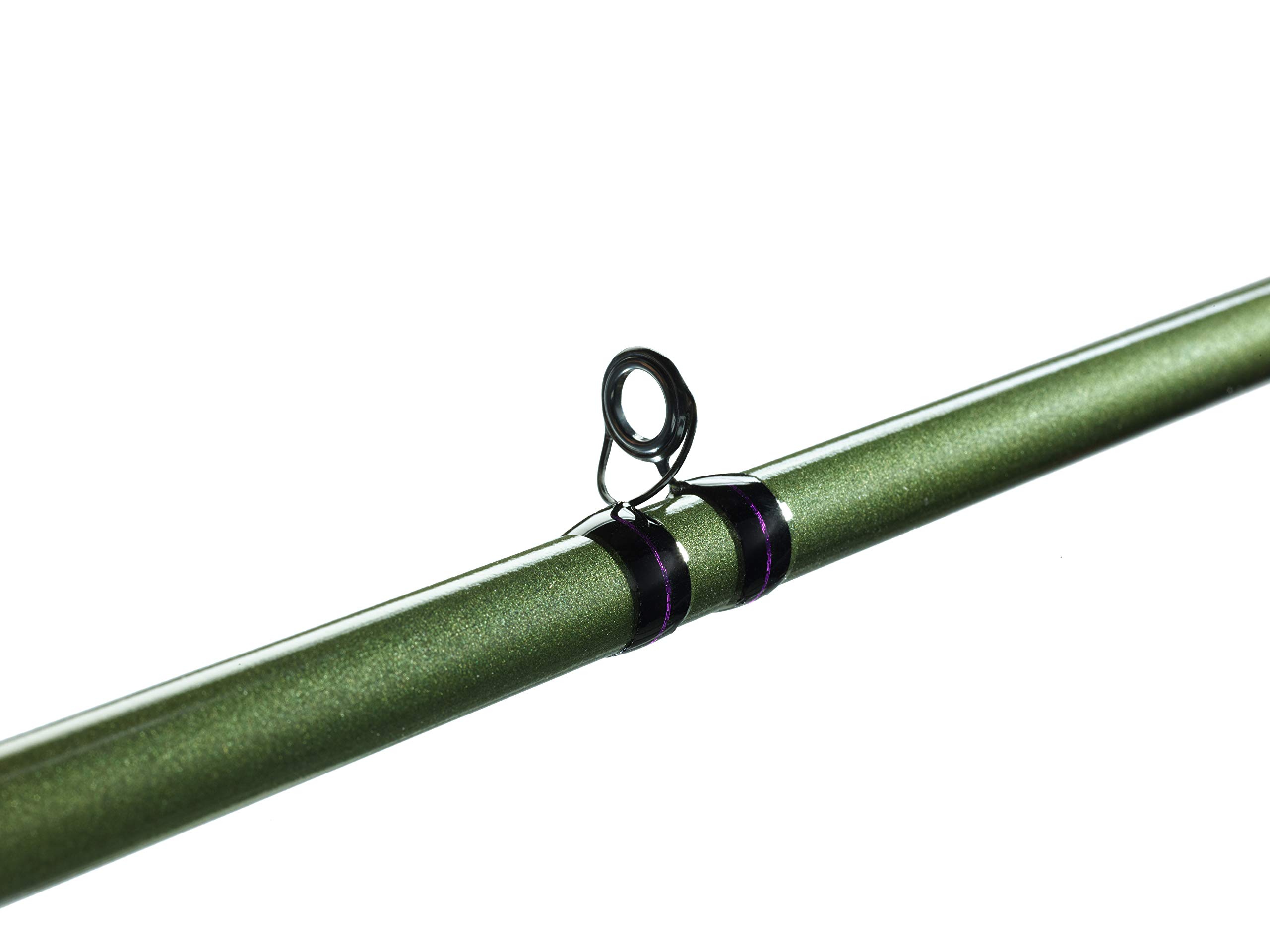 St. Croix Rods Mojo Bass Glass Casting Rod Medium/Moderate , Mojo Green Metallic, 7'2"