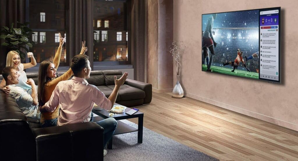 SAMSUNG 75-Inch QLED Hotel HQ60A Smart TV Series 4K (3,840 x 2,160) Dual LED Quantum Dot Processor