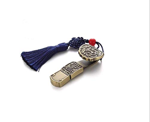 USB 2.0 USB Memory Stick, Chinese Style Thumb Drive, Jump Drive, Pen Drive for PC/laptop/PS4/External Storage Data/Digital Photo/Video Memory (64GB, Jade Ruyi)