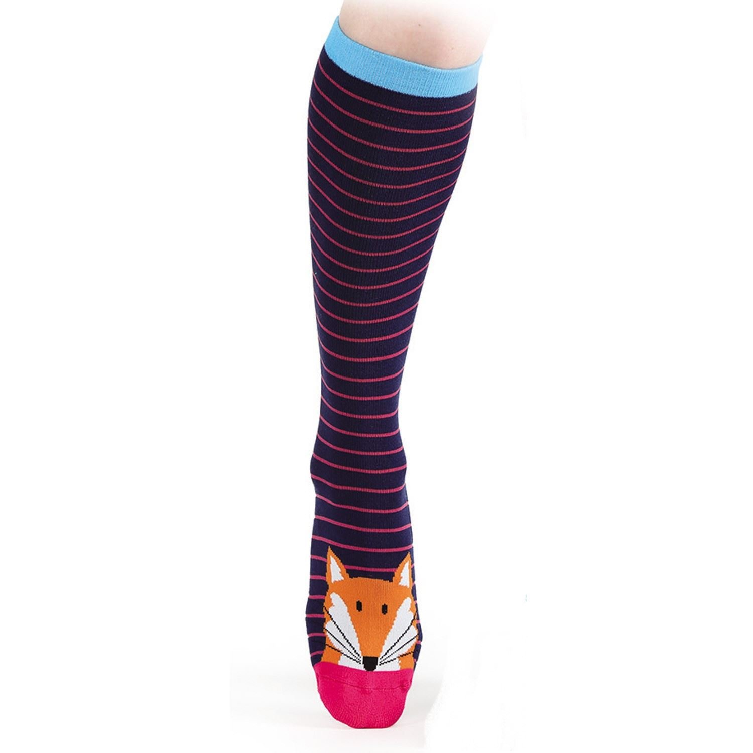 Shires, Everyday Socks Navy Foxhead Adults