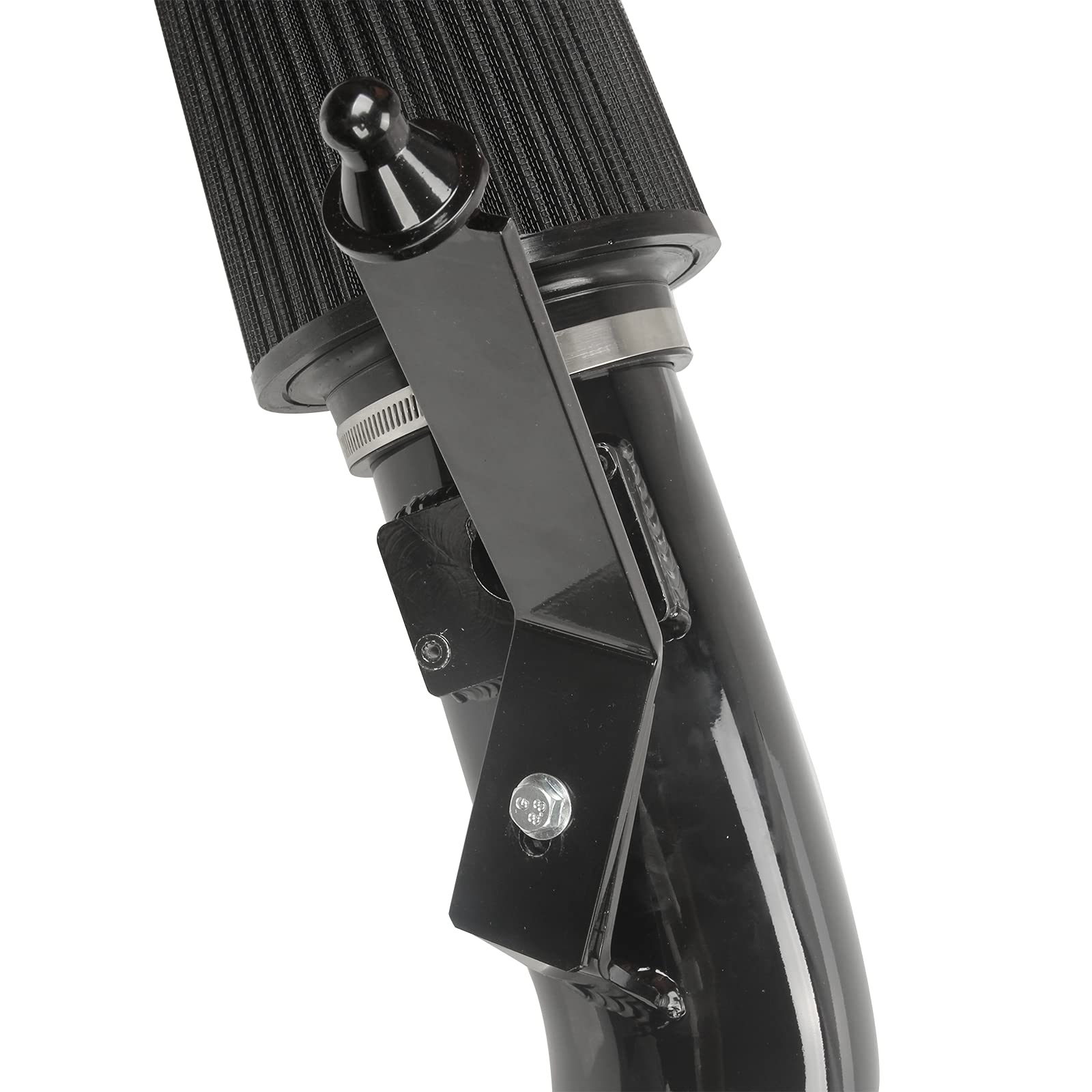 Smileracing 6.0 Cold Air Intake Kit Replacement for 2003-2007 Ford F250 F350 Excursio 6.0L Powerstroke Diesel Black