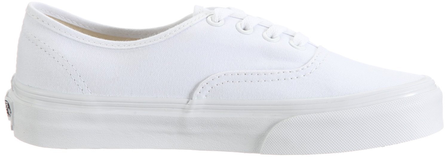 Vans Unisex Authentic True White Canvas VN000EE3W00 Mens 5.5, Womens 7