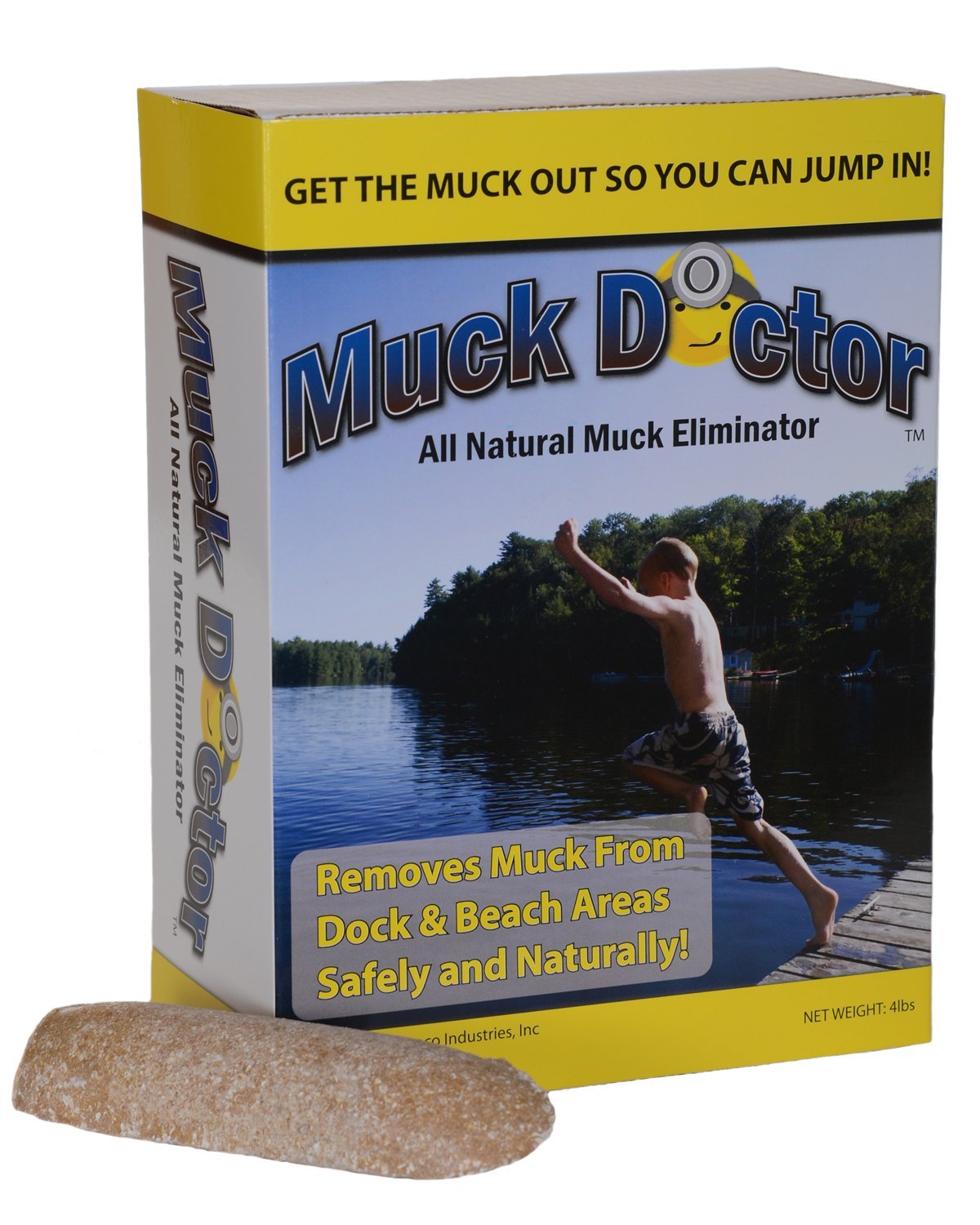 Sanco Industries Muck Doctor, 10 Biological Spikes to Reduce Muck, Perfect for Beach Fronts, Lake Docks and Swimming Areas