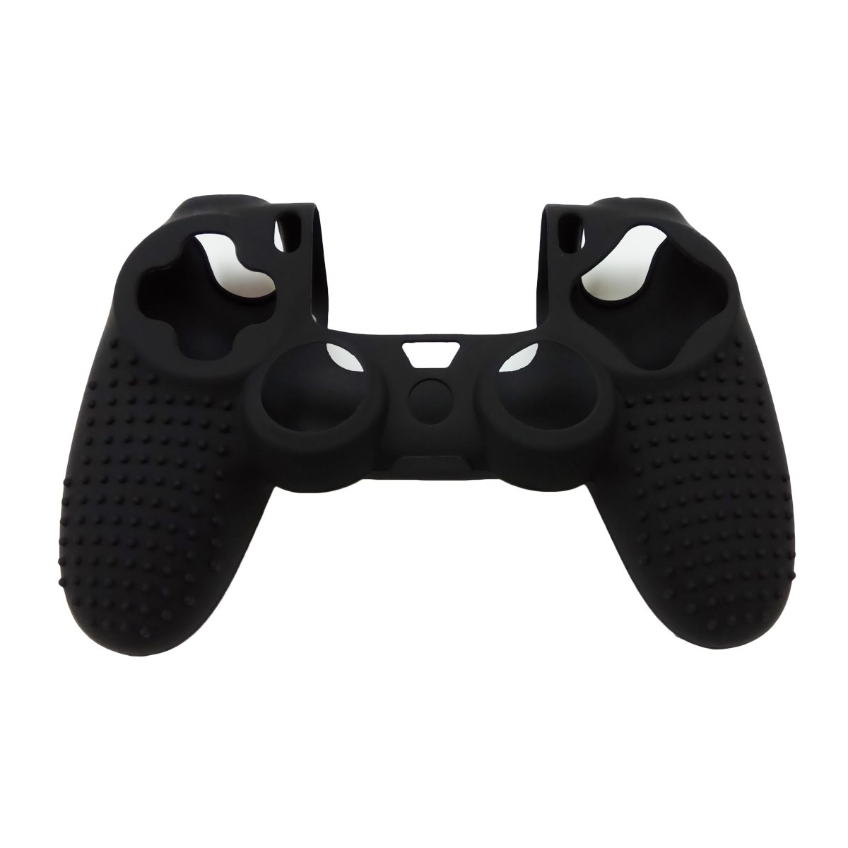 Pandaren PS4 Controller Grip,STUDDED Anti-slip PS4 Controller Cover Silicone Skin for PS4 /SLIM/PRO controller(Black controller skin x 1 + FPS PRO Thumb Grips x 8)
