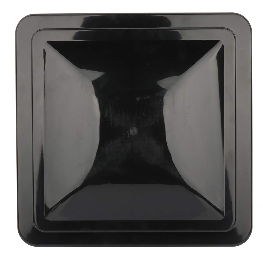 SCITOO Vent Cover 14 x 14 High Quality Trailer Ventline Black Camper Motorhome VL200-B RV Vent Cover Lid 1 pack