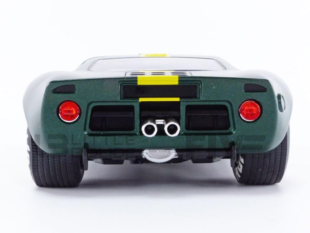 solido S1803004 Ford GT40 Mk.1 Collectible Miniature Car, Green and Yellow, 1:18 Scale