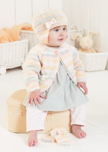 Sirdar Baby Crofter Girls 425 Knitting & Crochet Pattern Book DK