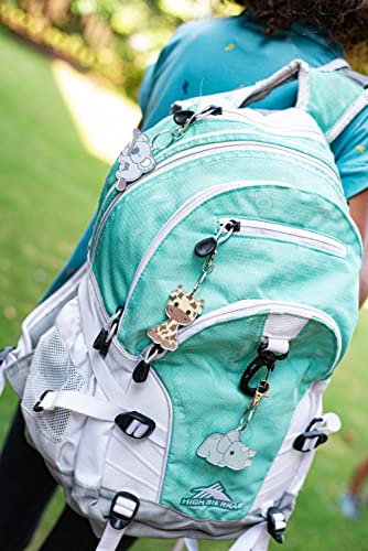 The Acrylic Place Baby Giraffe Keychain - Charm for Purse Diaper Bag Tote Bag Kids Backpack Keychain (Backpack Size)