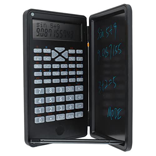 Scientific Calculator Office 240 Functions Examination Handwriting Tablet Accounting Handwriting LCD for Mini Black Caculator Calculator Engineering Calculator Miniature Scientific