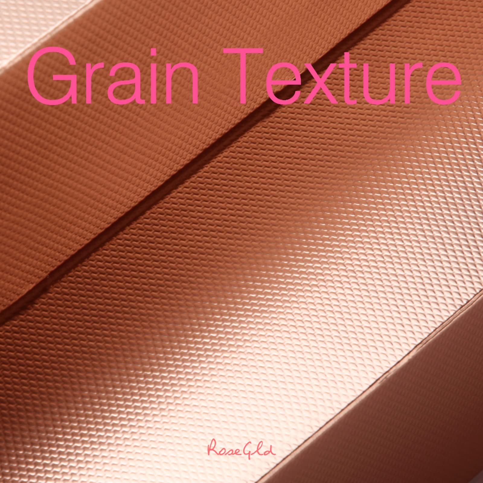 ROSEGLD 12 Gift Boxes with Lids 11x8.5x1.5 Inches, Gift Boxes for Clothes, Apparel Gift Boxes, Clothing Gift Boxes, Rose Gold Gift Wrap Boxes (Glossy Rose Gold with Grain Texture)