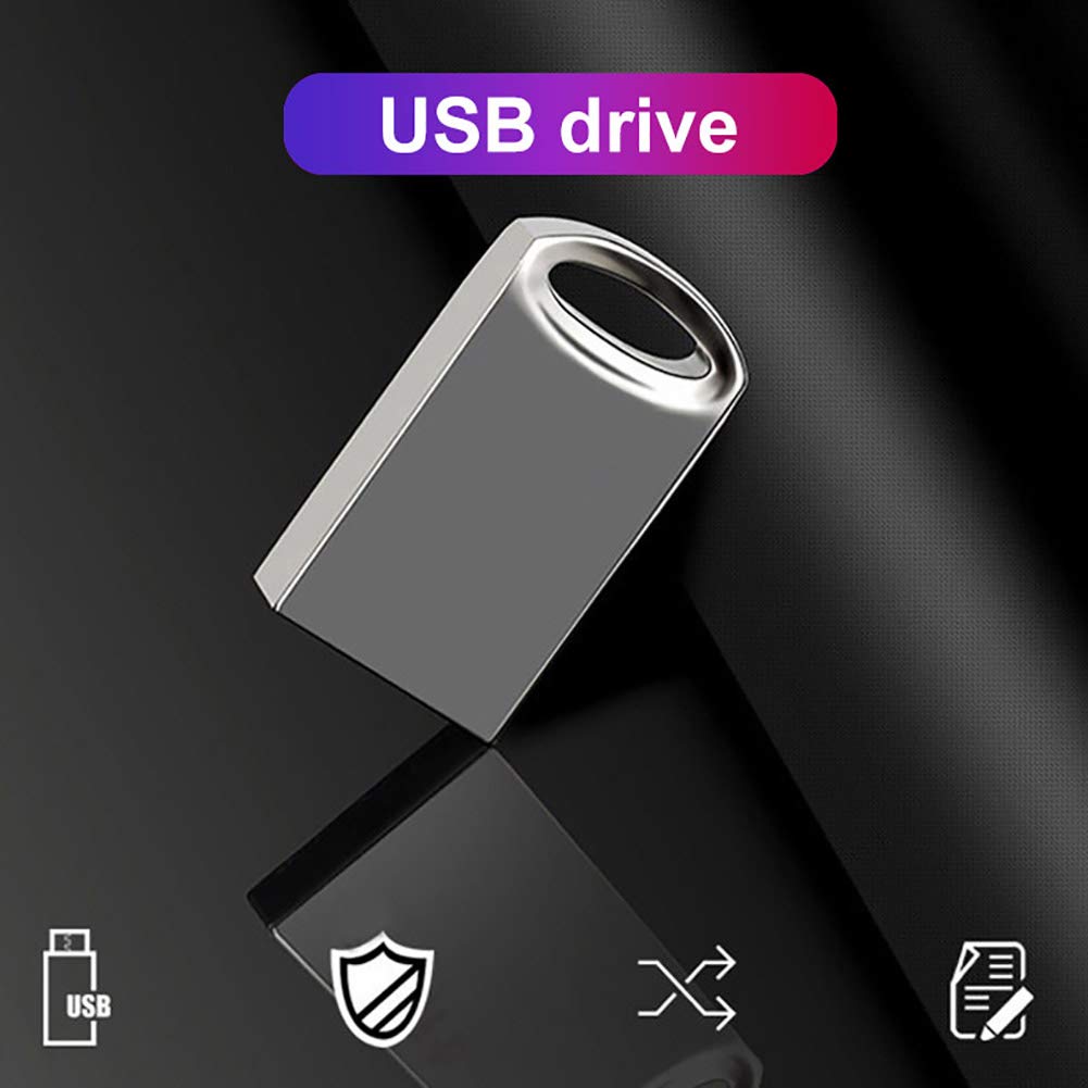 schicj133mm High Speed 4/8/16/32/64/128GB USB 3.0 Flash Drive Pen, U Disk/USB Memory Stick/Data Storage Memory Stick,Portable,Metal, Mini 64GB