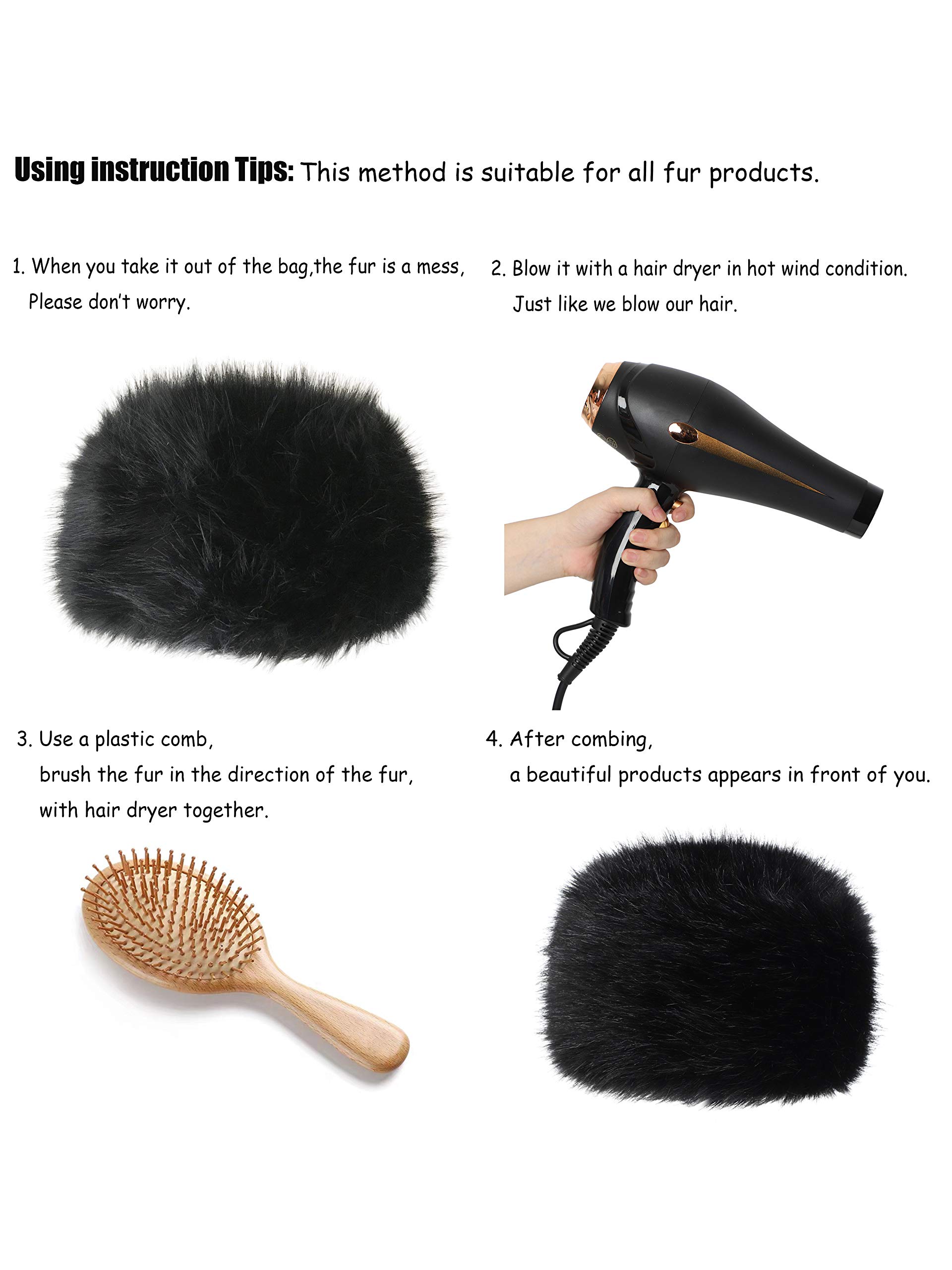 Soul Young Women's Winter Faux Fur Cossak Russian Style Hat(One Size,White)