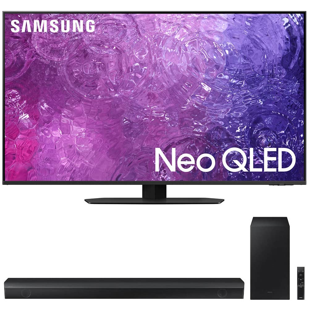 SAMSUNG QN85QN90CA 85 Inch Neo QLED 4K Smart TV Bundle HW-B650 3.1ch Soundbar with Dolby 5.1 DTS Virtual:X (2023 Model)