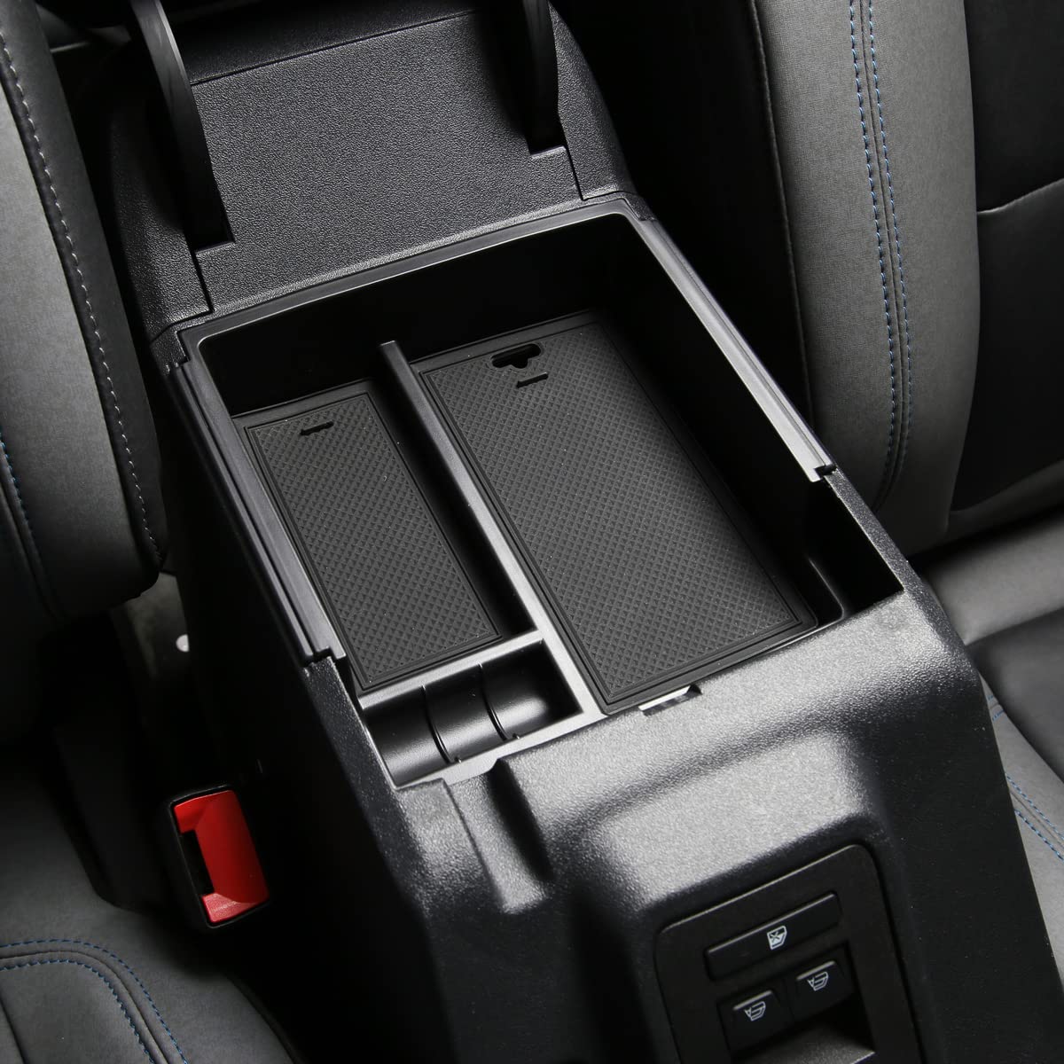 YIKUN Central Armrest Storage Box for Ford Bronco 2021 2022 Accessories Secondary Storage Center Console Tray Organizer