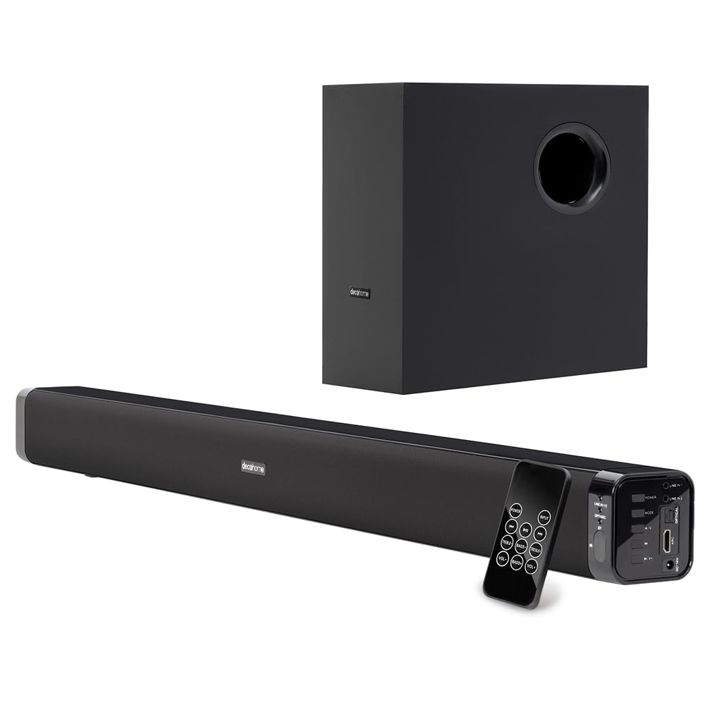 SAMSUNG 55" TU690T Crystal UHD 4K HDR Tizen Smart TV (2023) Bundle with Bundle with Deco Gear Home Theater Soundbar with Subwoofer, Wall Mount Accessory Kit, 6FT 4K HDMI 2.0 Cables and More