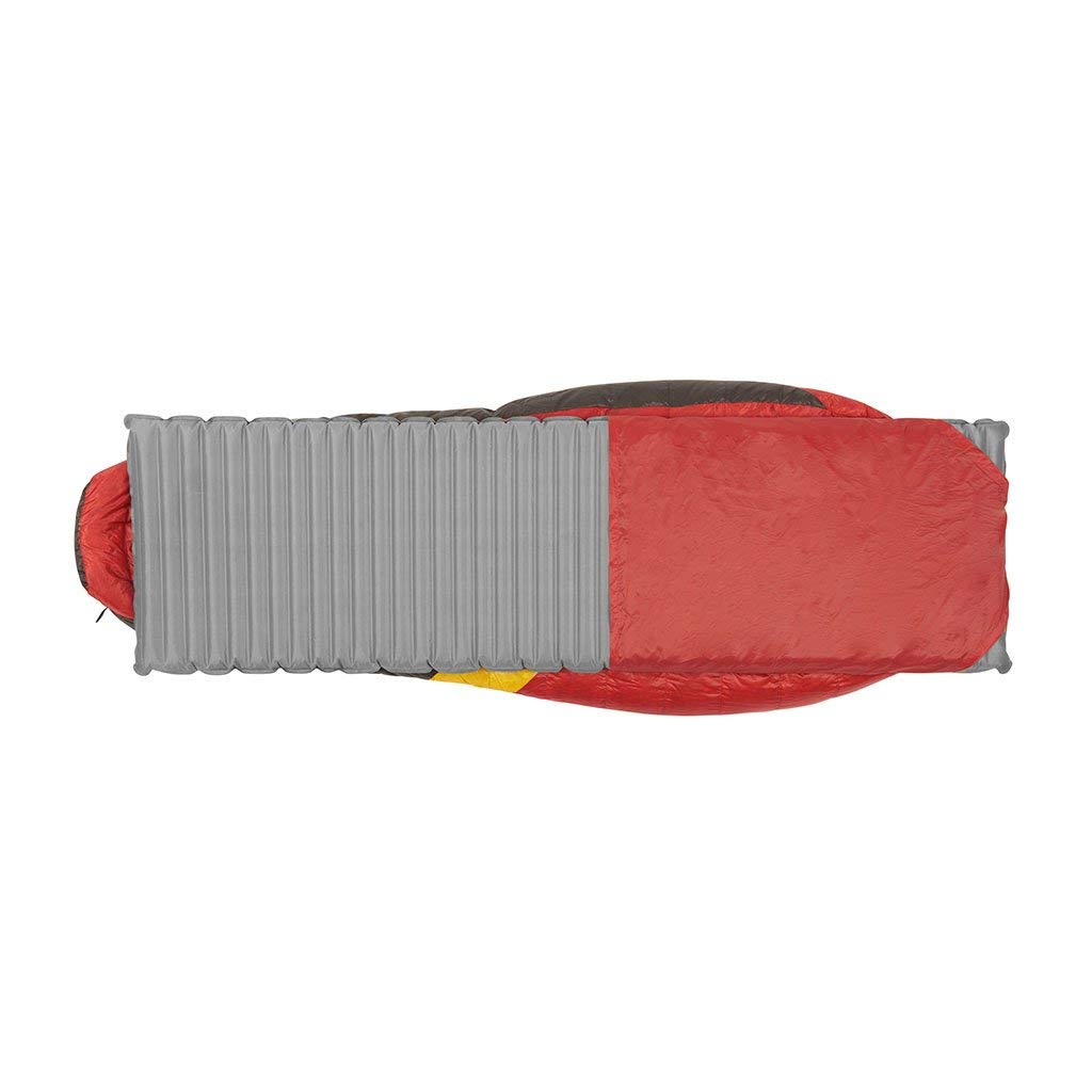 Sierra Designs Cloud 20 Degree DriDown Sleeping Bag Ultralight Zipperless Down Sleeping Bag for Backpacking and Camping - Regular