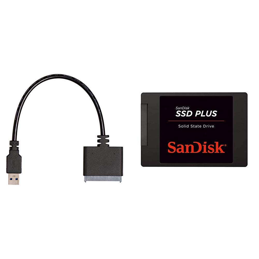 SanDisk SSD Notebook Upgrade Kit - SDSSD-UPG-G25 with 1TB Internal SSD - SATA III 6 Gb/s, 2.5"/7mm - SDSSDA-1T00-G26