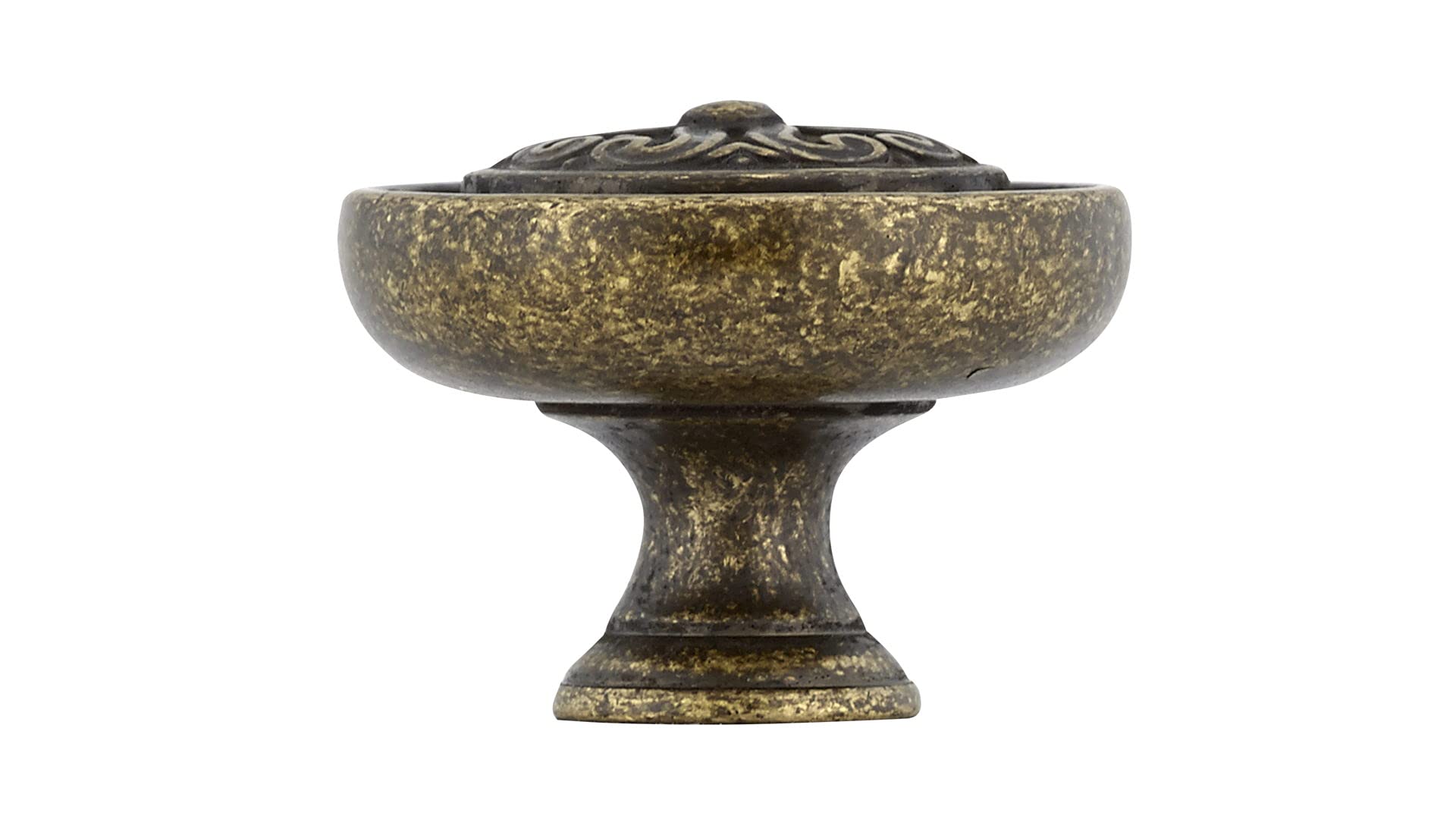 Richelieu Hardware - BP04430AE - Traditional Brass Knob - 044 - Antique English Finish