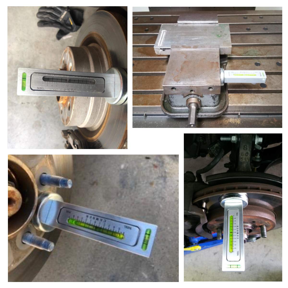 YXGOOD Universal Magnetic Gauge Tool for Car Truck Adjustable Camber Castor Strut Wheel Alignment