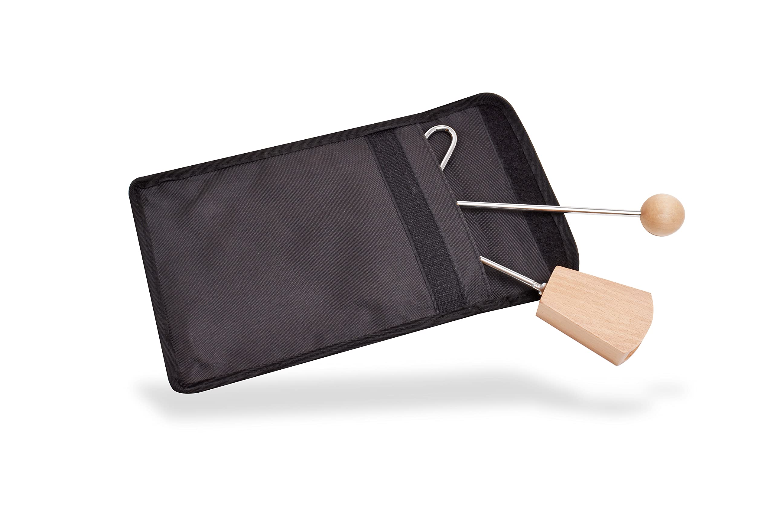 Tutonki Vibraslap - Percussion Instrument - Rotate the Sound Chamber and the Sound will Vary - Produces "Jawbone" Sound Effect - Complete with Mesh Cloth Storage Bag