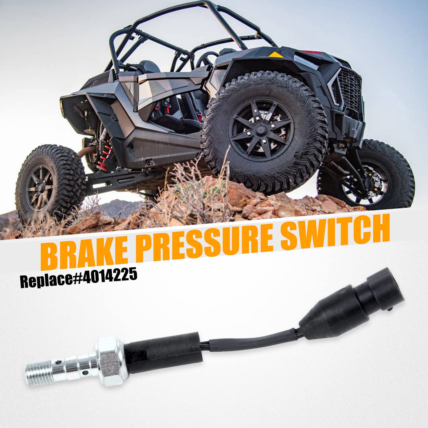 Wztepeng Replace 4014225 Brake Pressure Line Switch Compatible with Polaris RZR Ranger Sportsman Scrambler ACE 570 900 1000