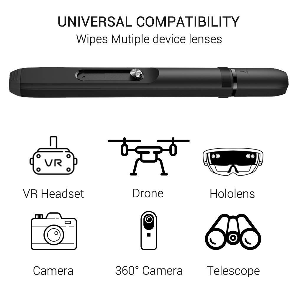SINWEVR Professional Lens Cleaning Pen Lens Brush Compatible for Quest 2 / Pro / 1, PSVR 2, Rift S, HTC Vive, Cosmos, Valve Index, PS4 VR Headset, Drone, Microsoft HoloLens, Cameras, Optical Lens