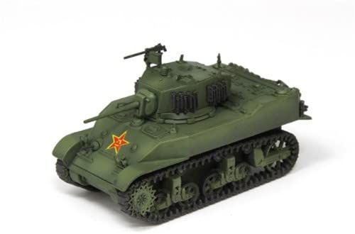 S-Model China PLA Captured Type 97 & M5A1 M5A1 Stuart Light Tank 2 Vehicles Set 1/72 ABS Tank Pre-builded Model